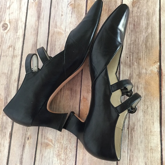 Laura Gayle | Shoes | Laura Gayle 8m Black Heels Straps Buckle | Poshmark